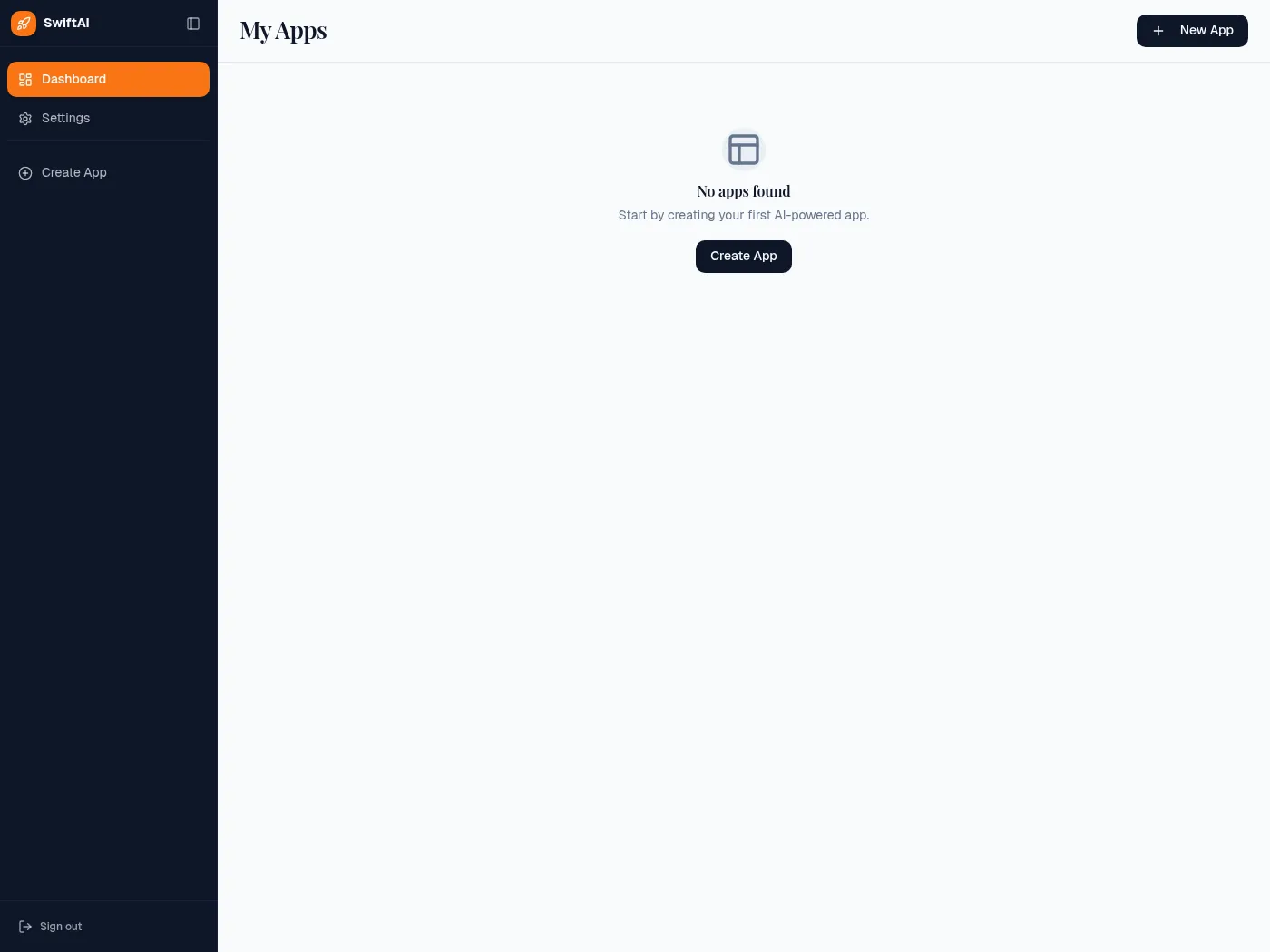 SwiftAI App Builder