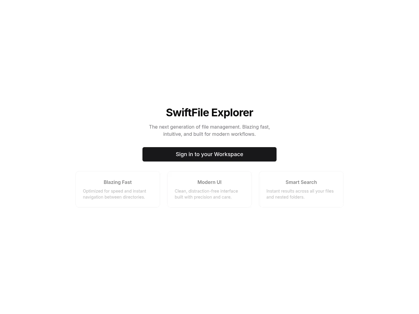 SwiftFile Explorer