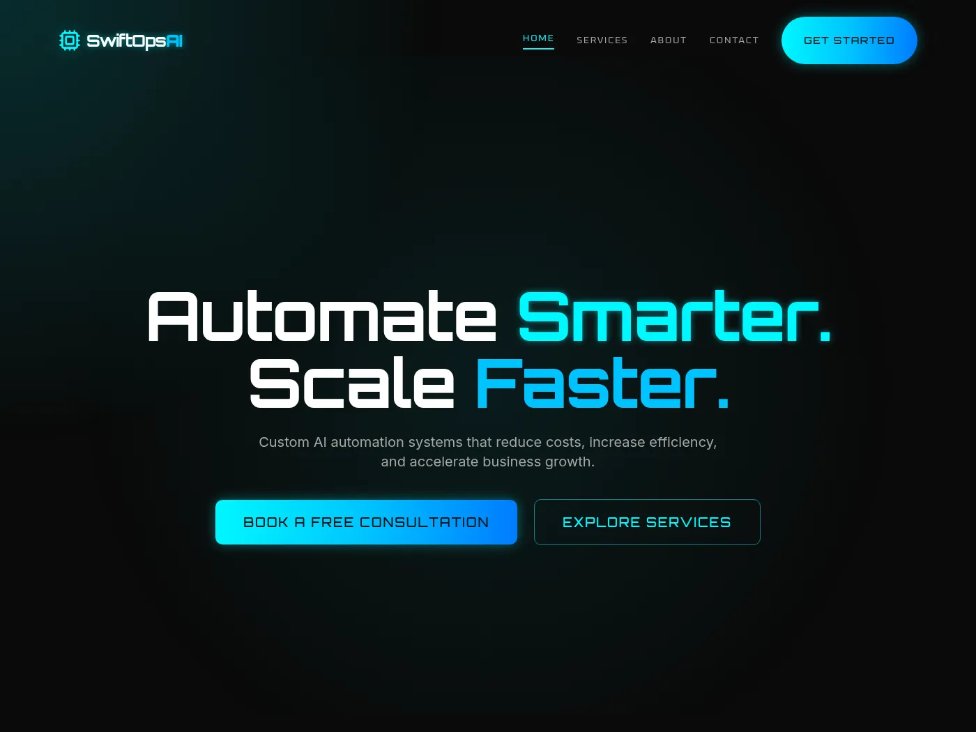 SwiftOps AI Website