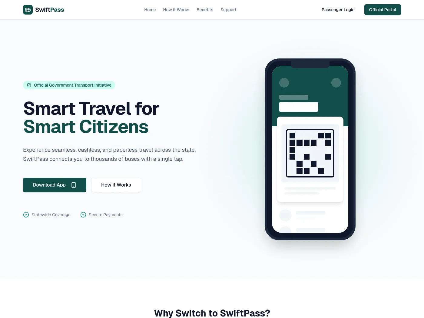 SwiftPass Transit Platform