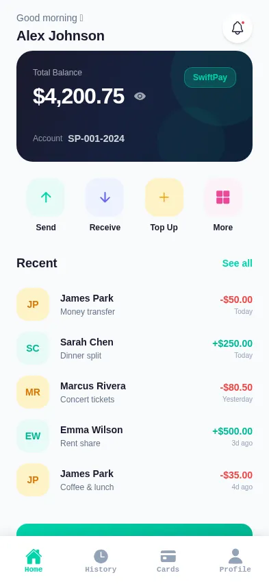 SwiftPay App