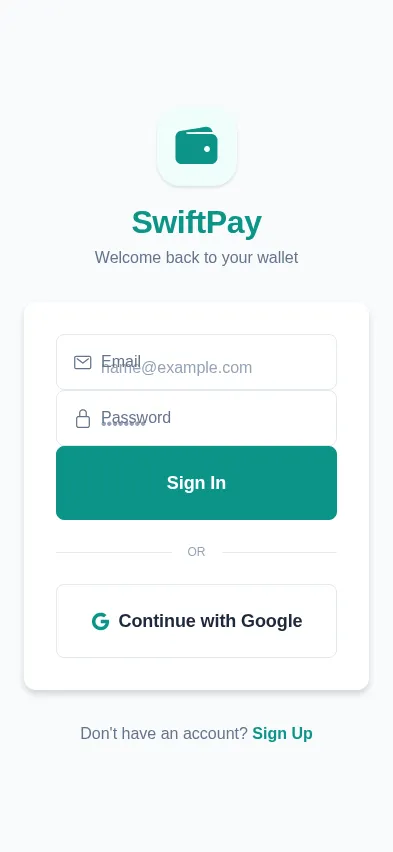 SwiftPay Wallet