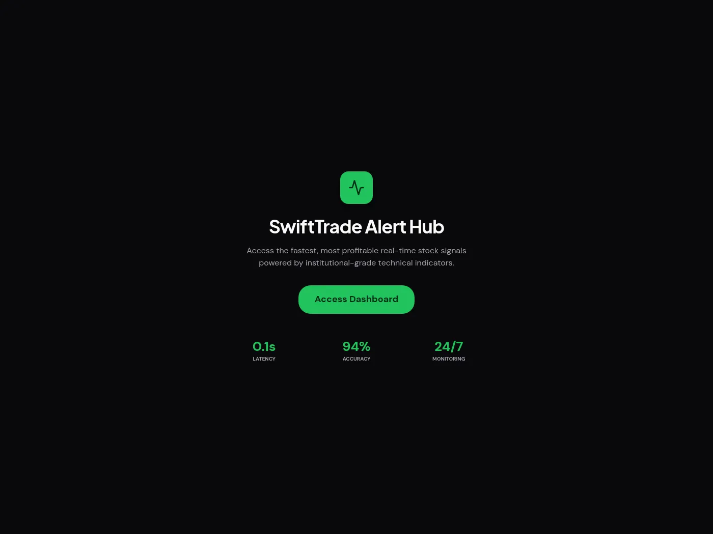 SwiftTrade Alert Hub