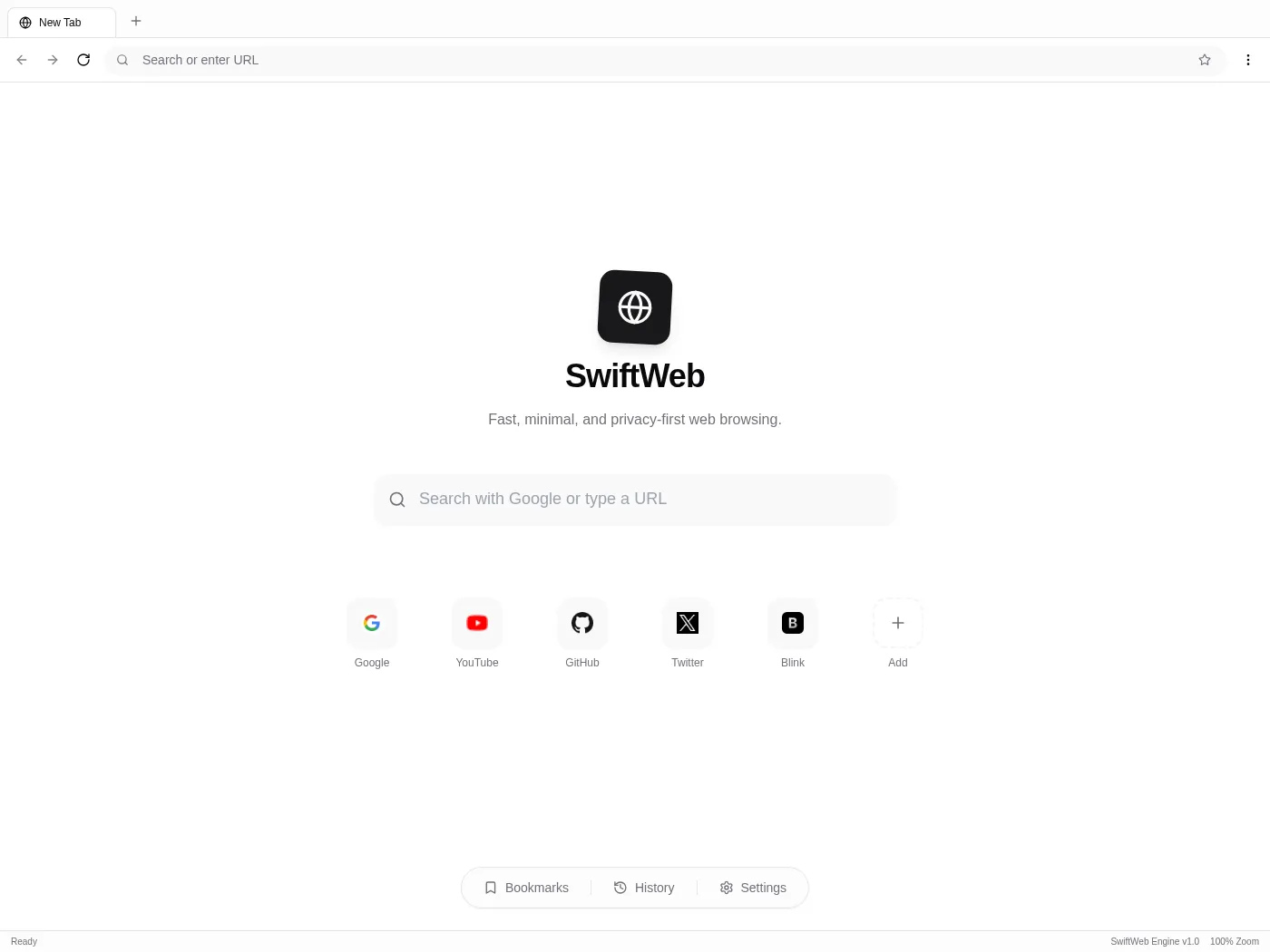 SwiftWeb Browser