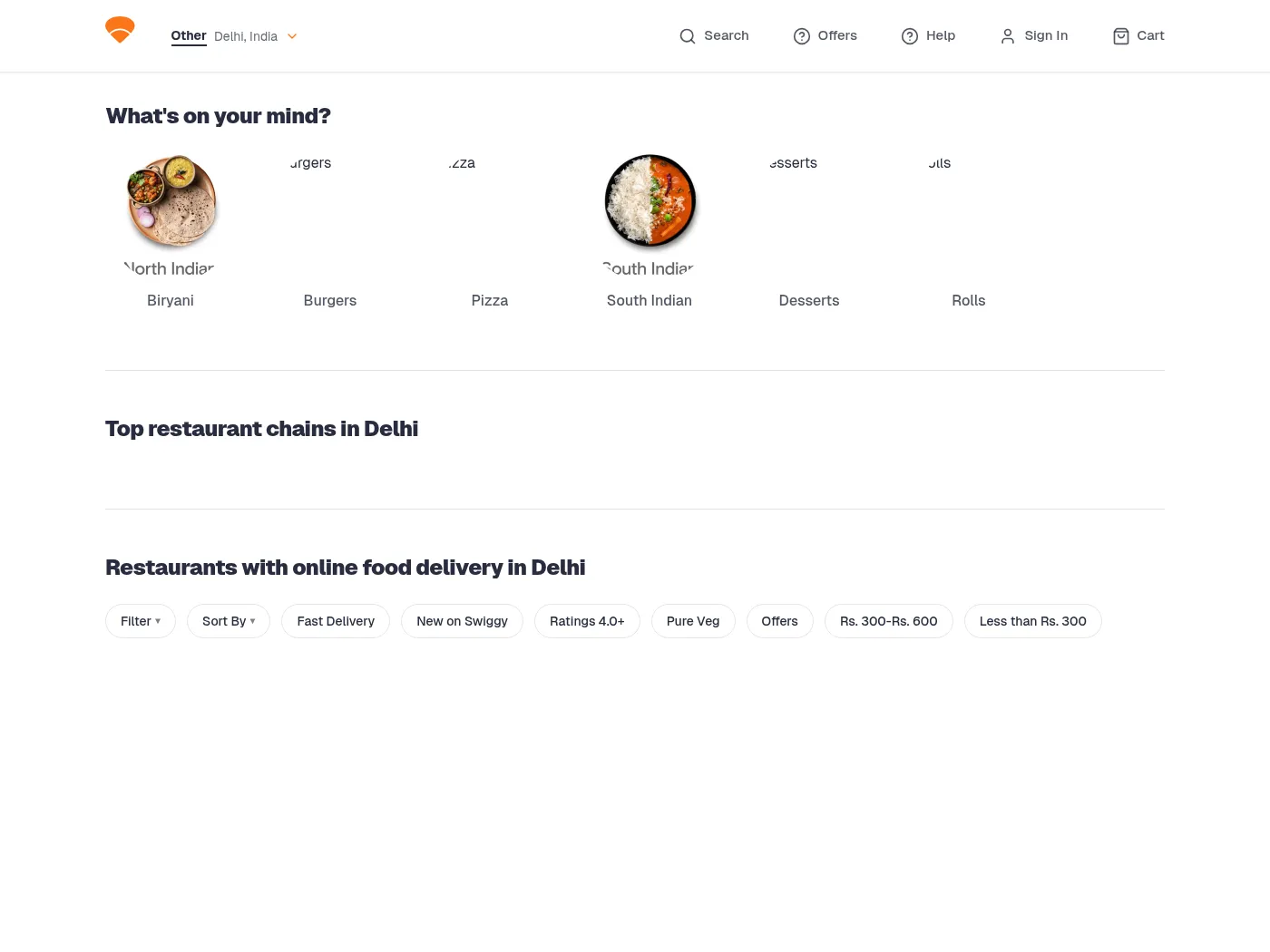 Swiggy Clone