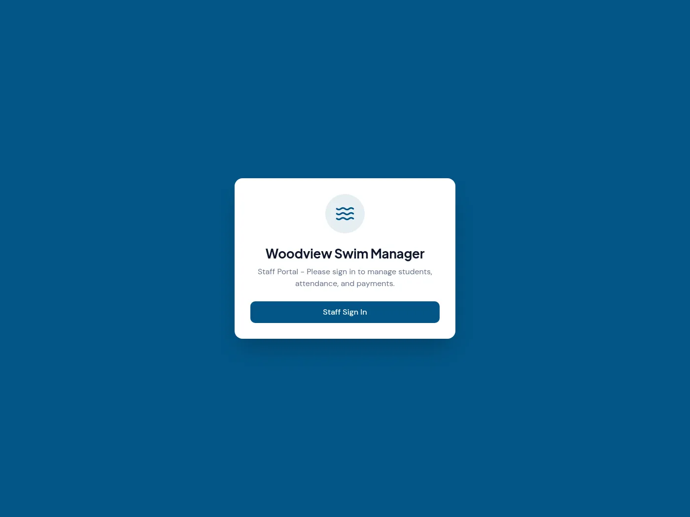 Woodview Swim Manager