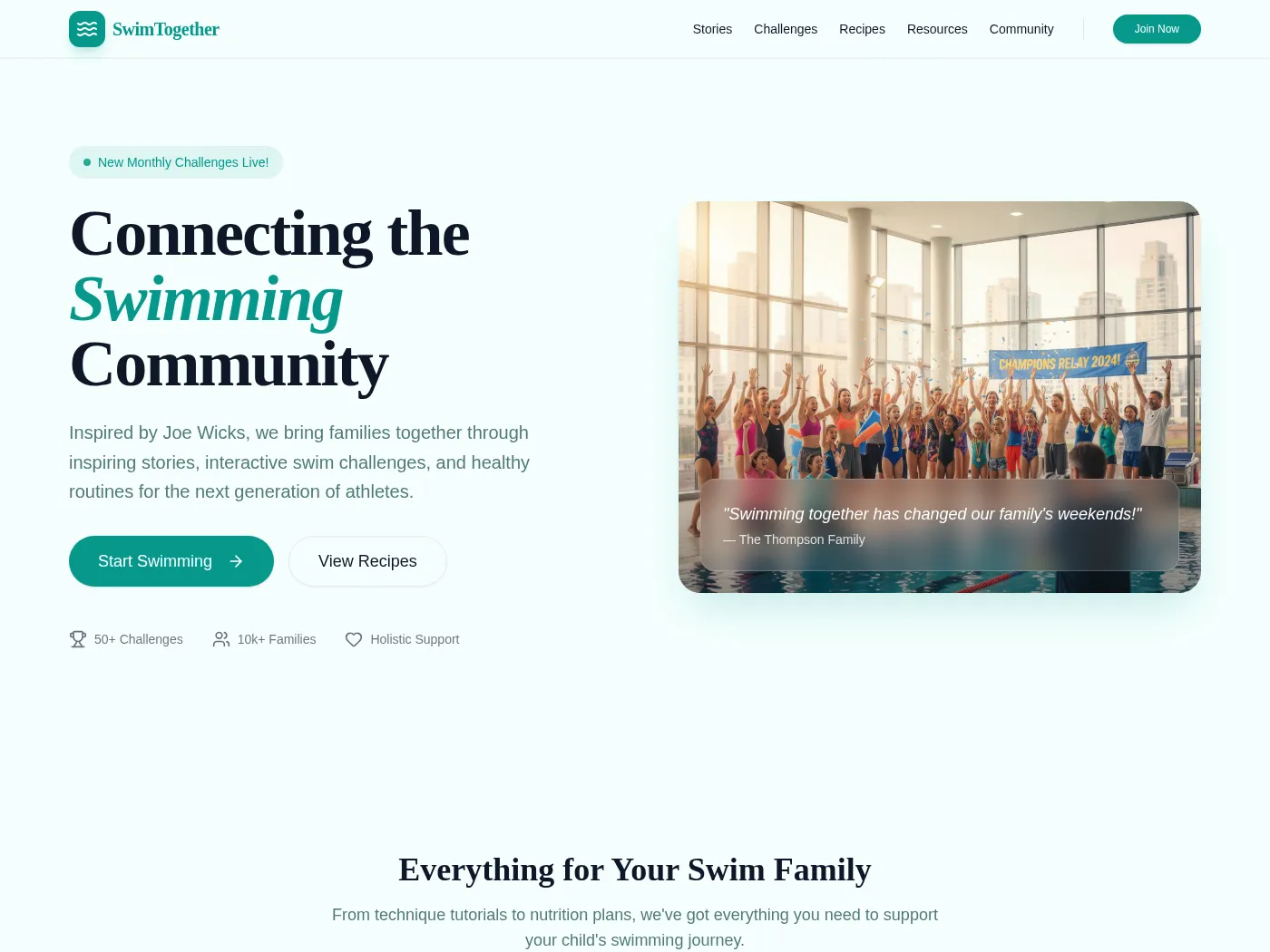 SwimTogether Community Hub