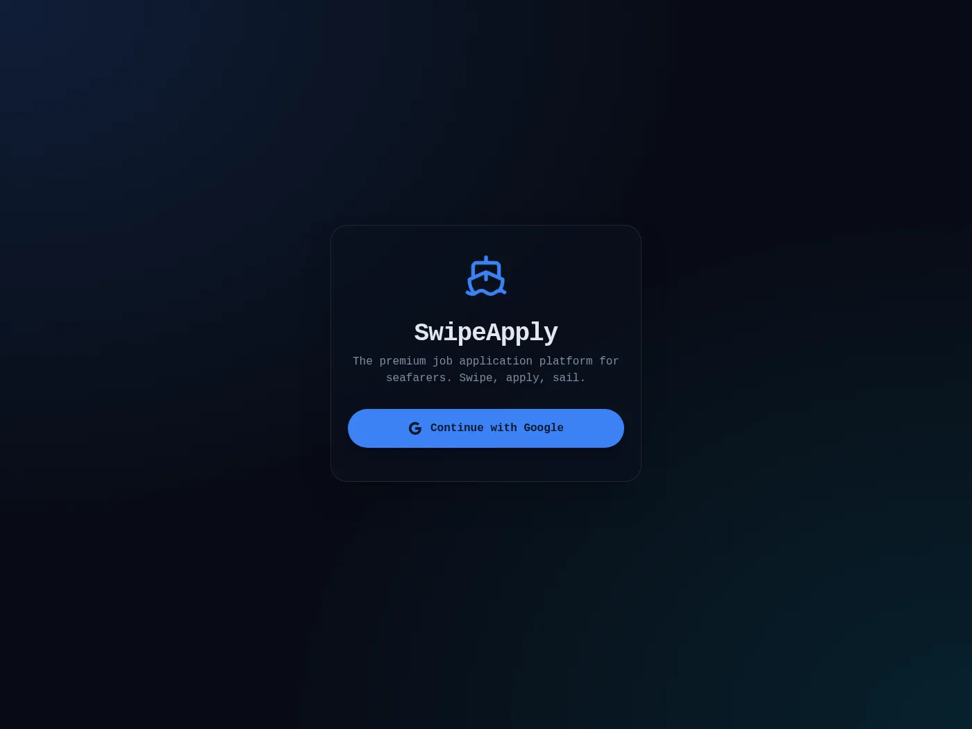 SwipeApply Platform