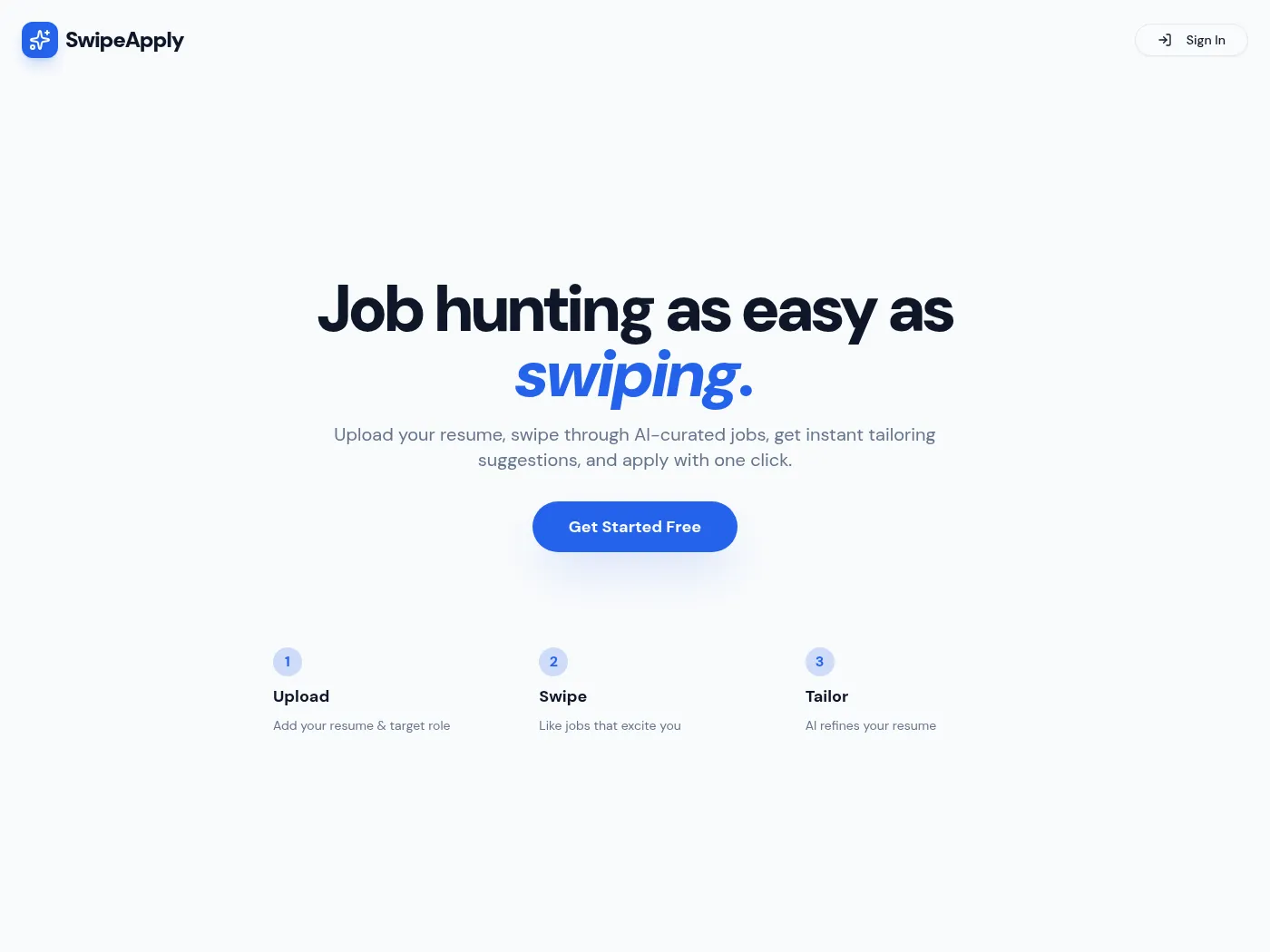 SwipeApply Resume Matcher