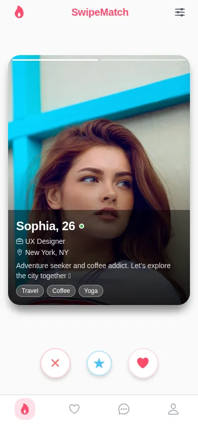 SwipeMatch Dating App