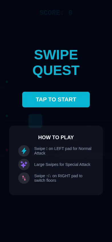 SwipeQuest: 2D Action Adventure