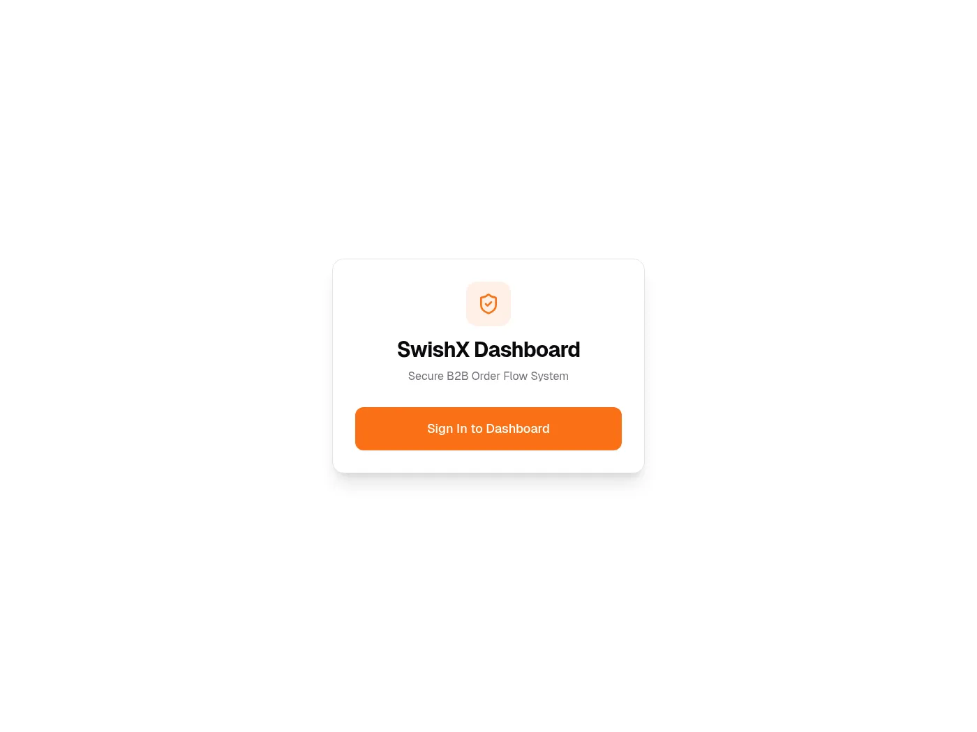 SwishX AI Dashboard