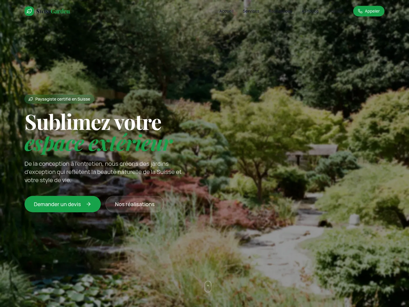 Swiss Landscaper Site