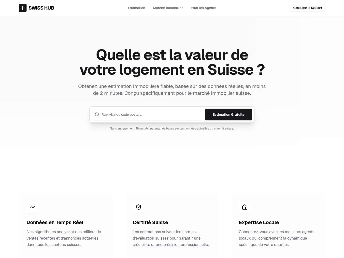Swiss Home Value Hub