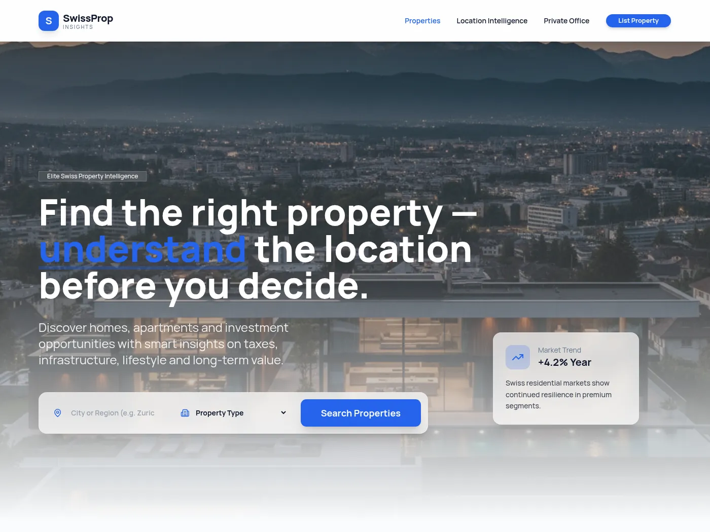 SwissProp Insights