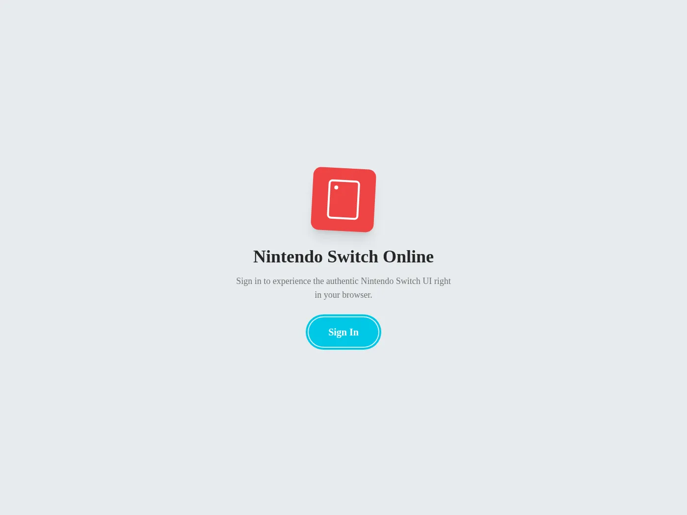 Switch Home Web