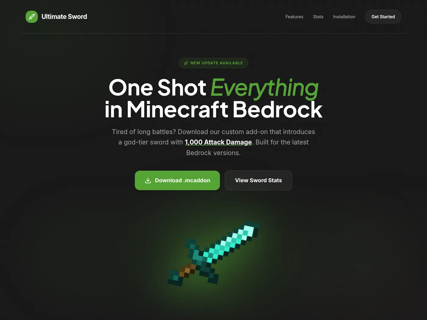 Ultimate Sword Add-On
