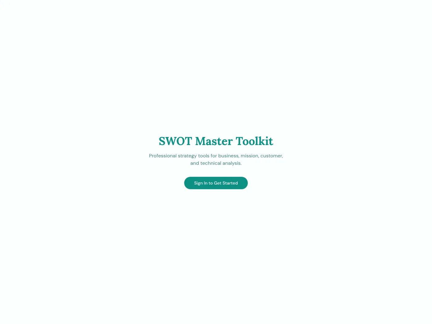 SWOT Master Toolkit