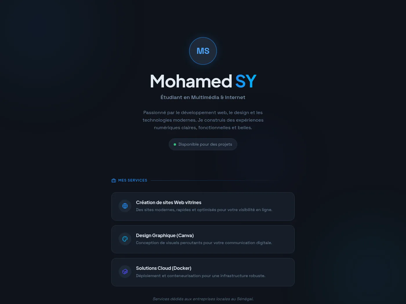 Sy Portfolio Web