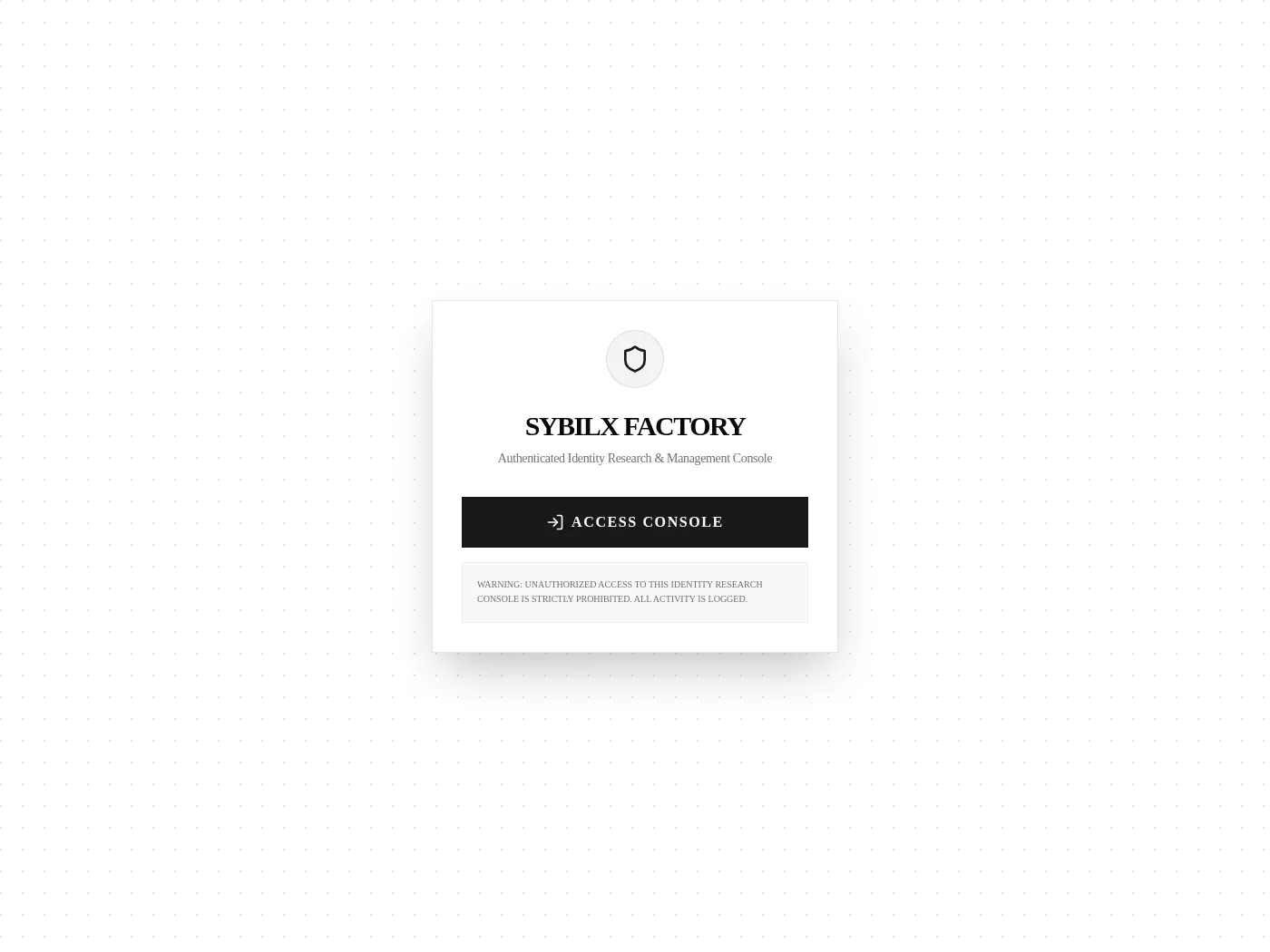 SybilX Account Factory