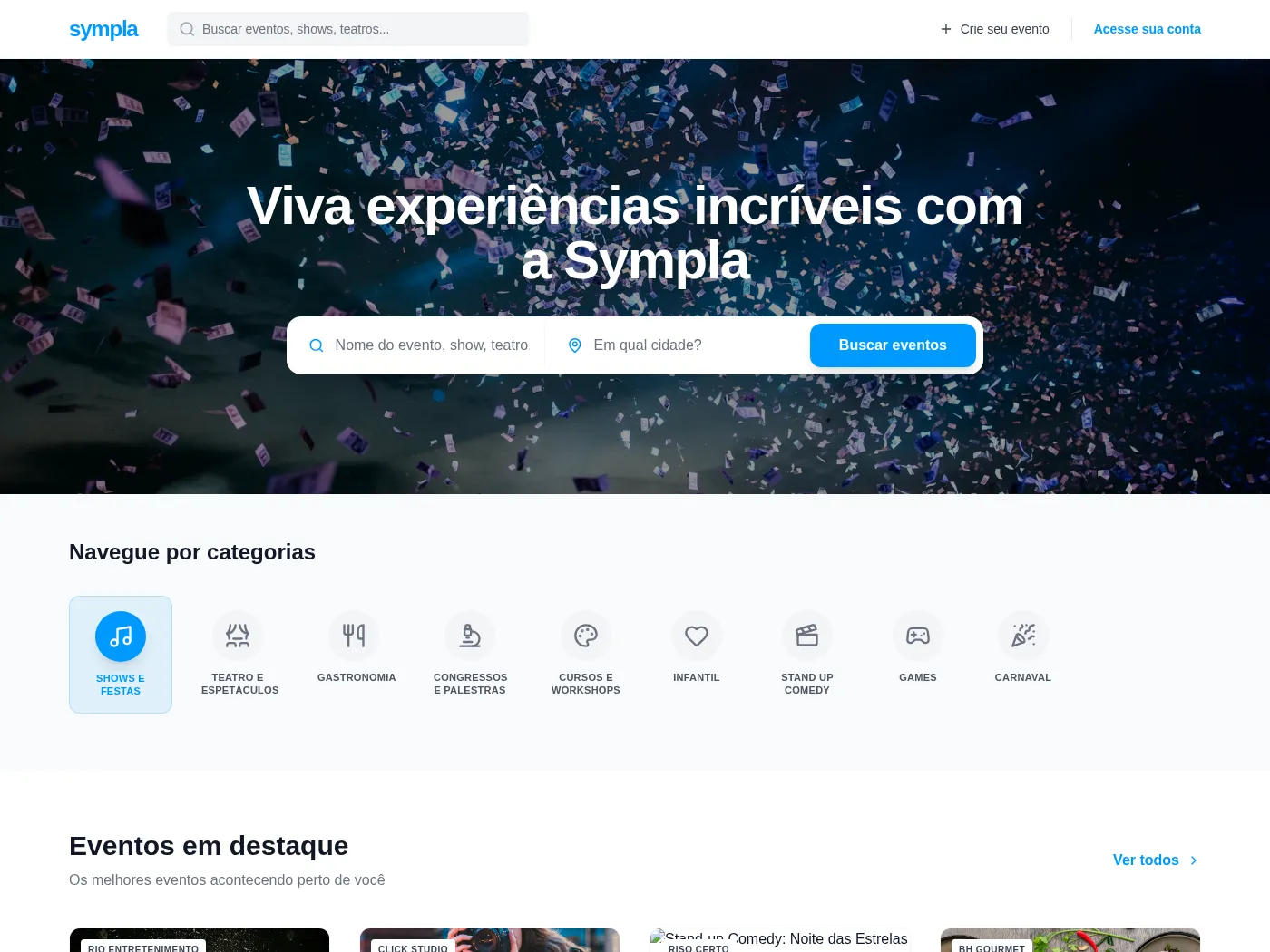 Sympla Event Clone