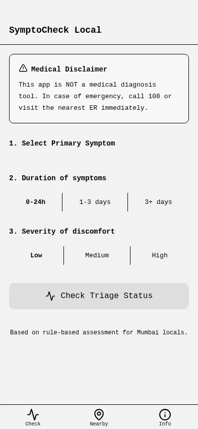 SymptoCheck Local