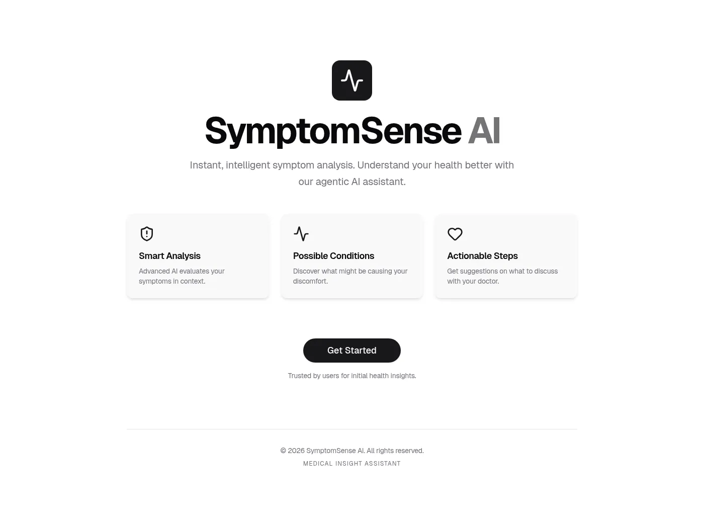 SymptomSense AI