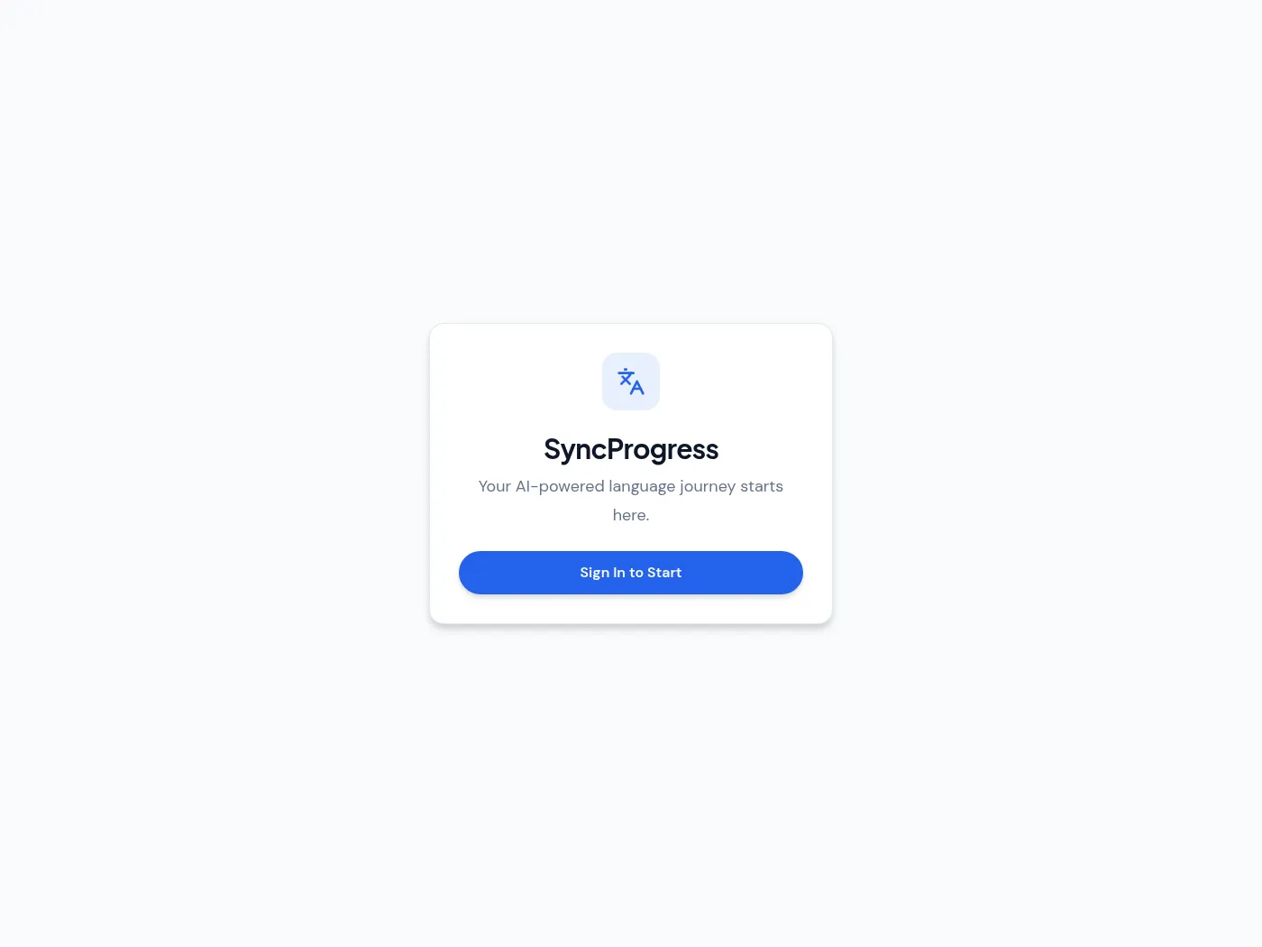 SyncProgress Web App