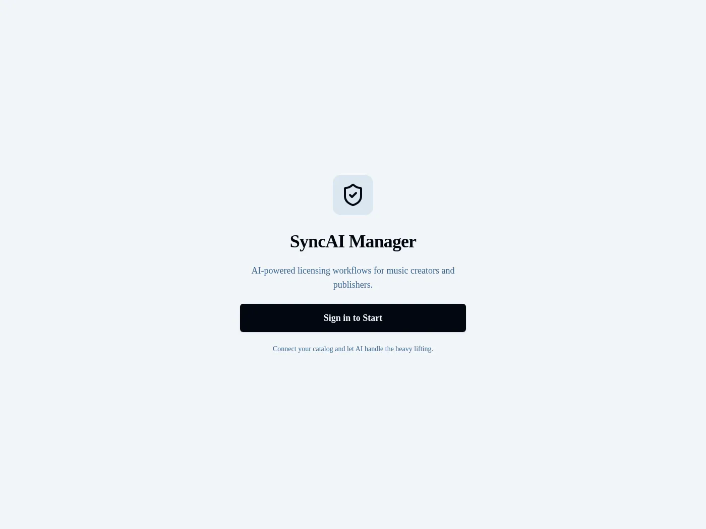 SyncAI Licensing Manager
