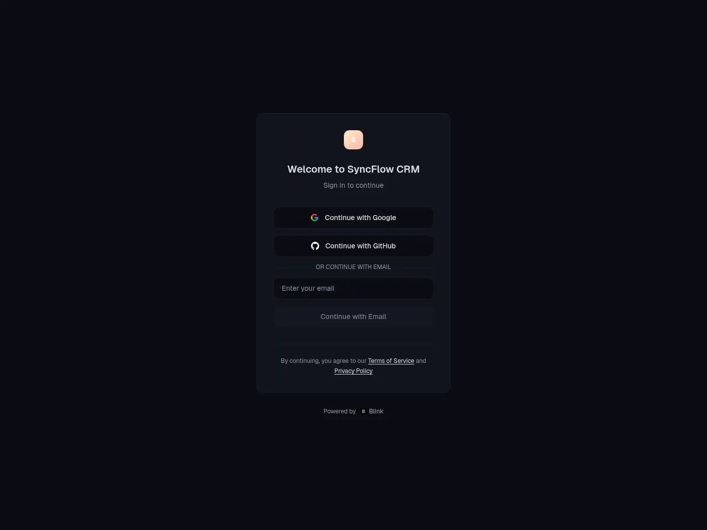 SyncFlow CRM