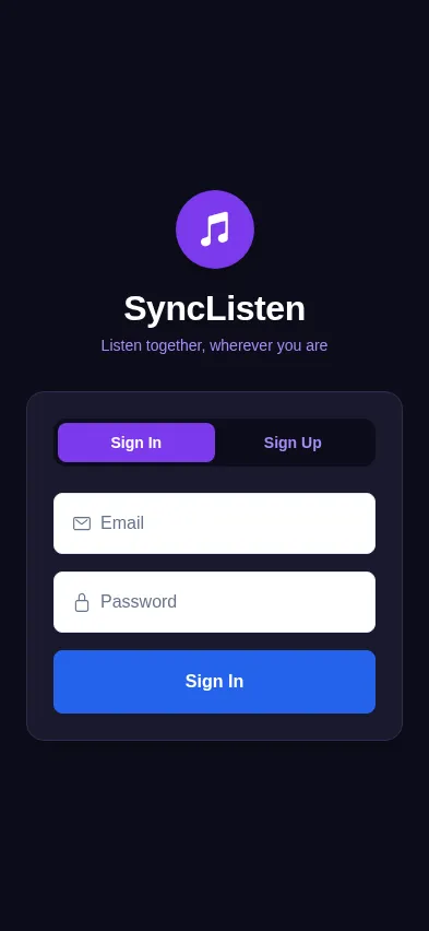 SyncListen App