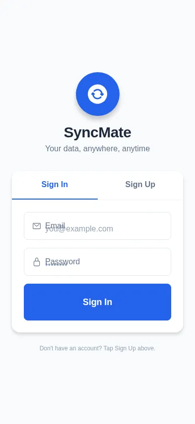 SyncMate Mobile