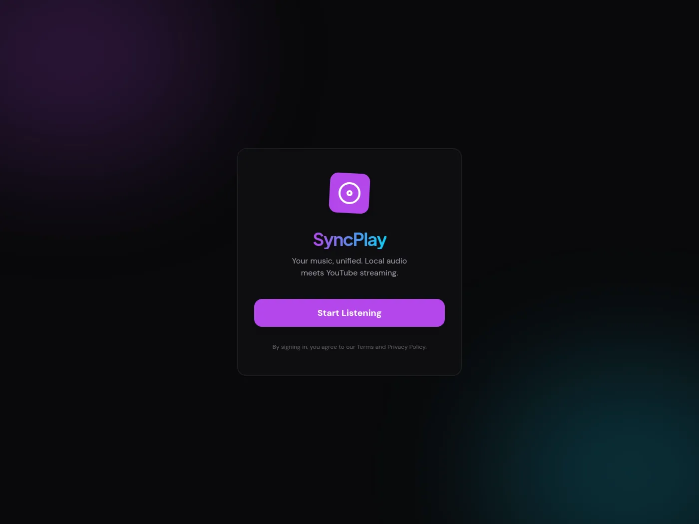 SyncPlay Music Player