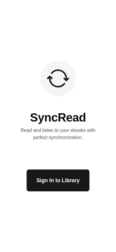 SyncRead: Ebook TTS Reader