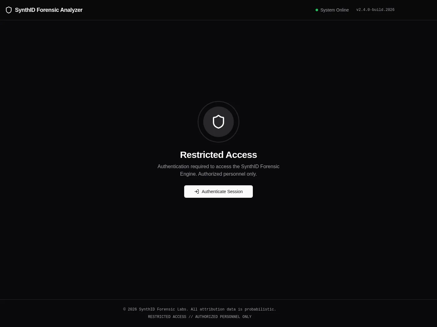 SynthID Forensic Analyzer