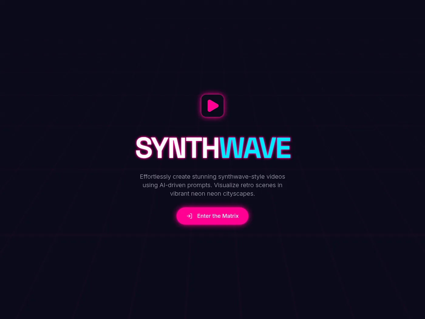 SynthWave Video Generator