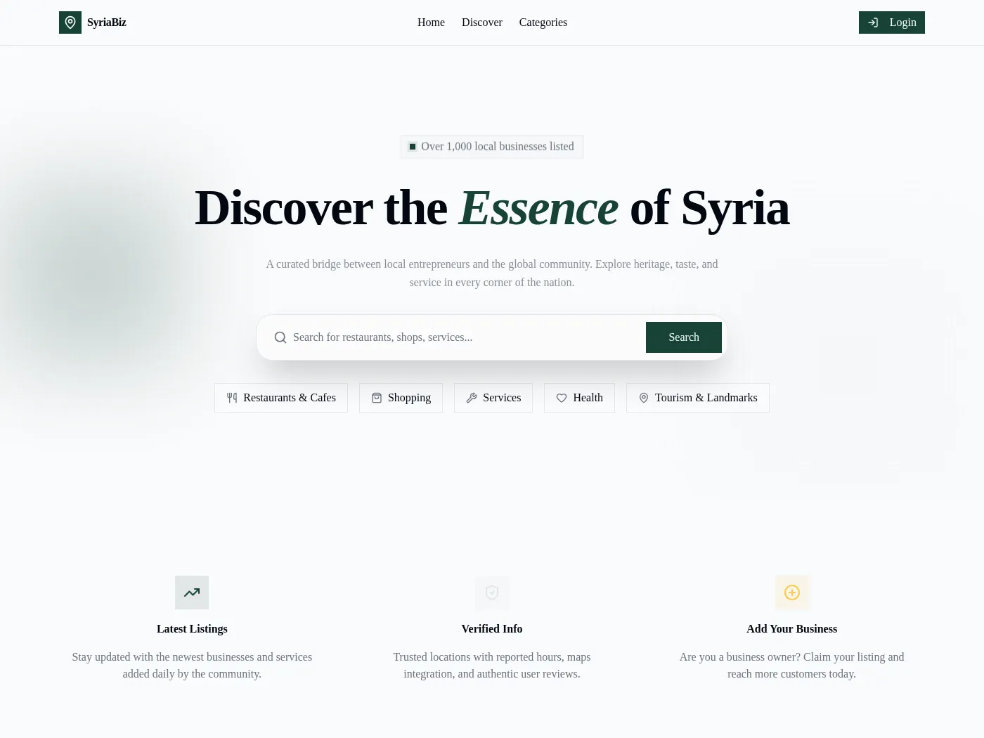 Syria Local Business Portal
