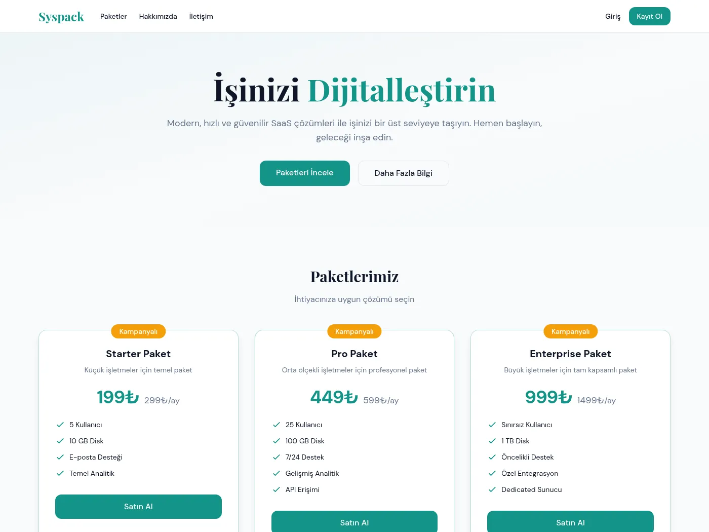 Syspack SaaS Suite