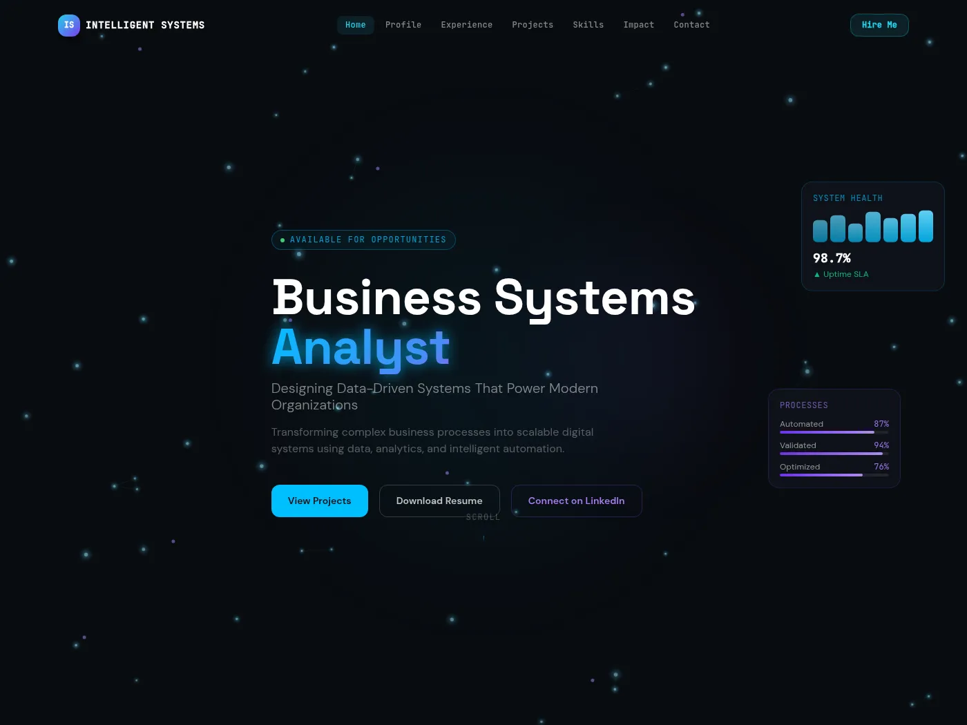 Intelligent Systems Portfolio