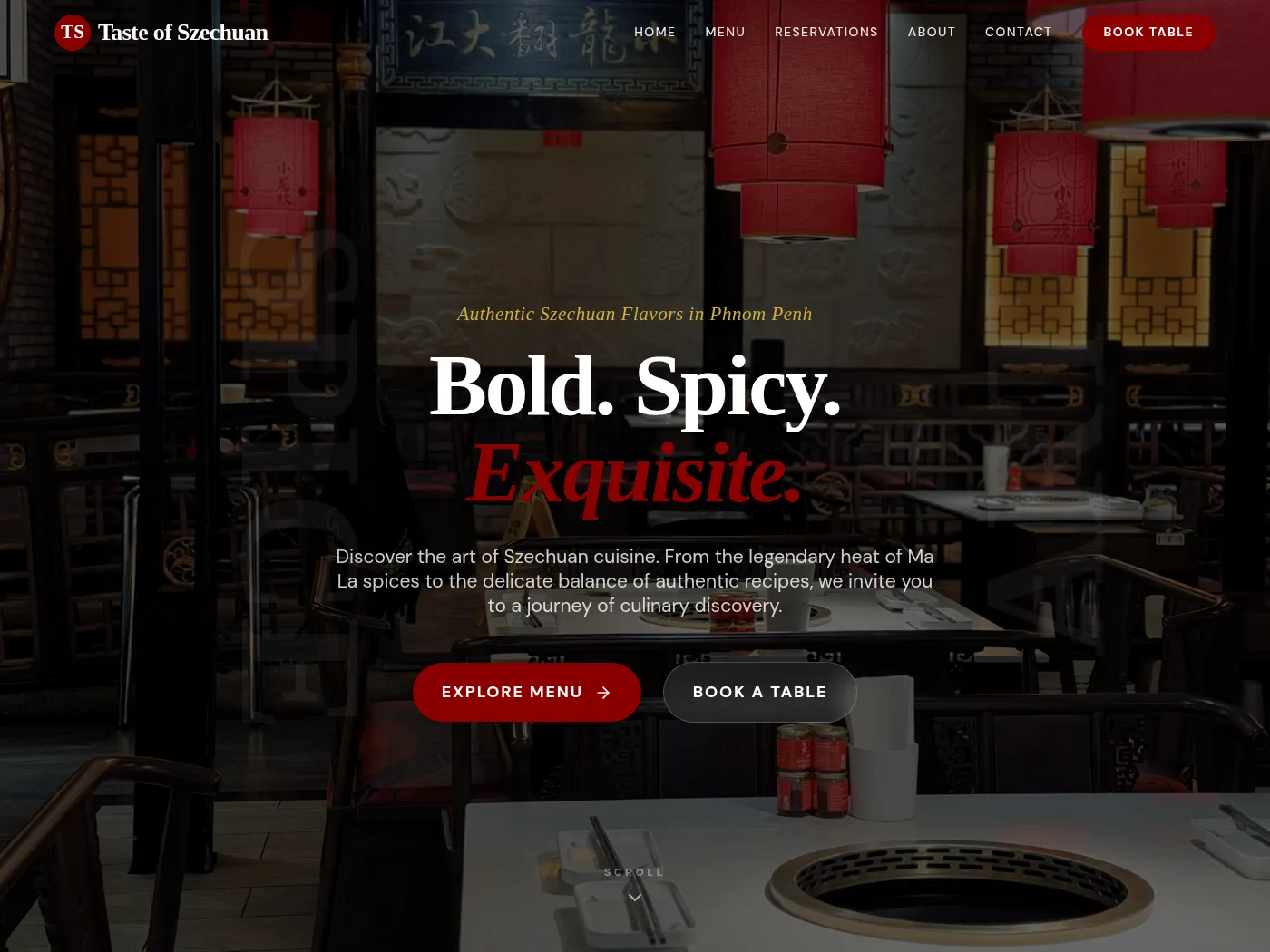 Taste of Szechuan Site
