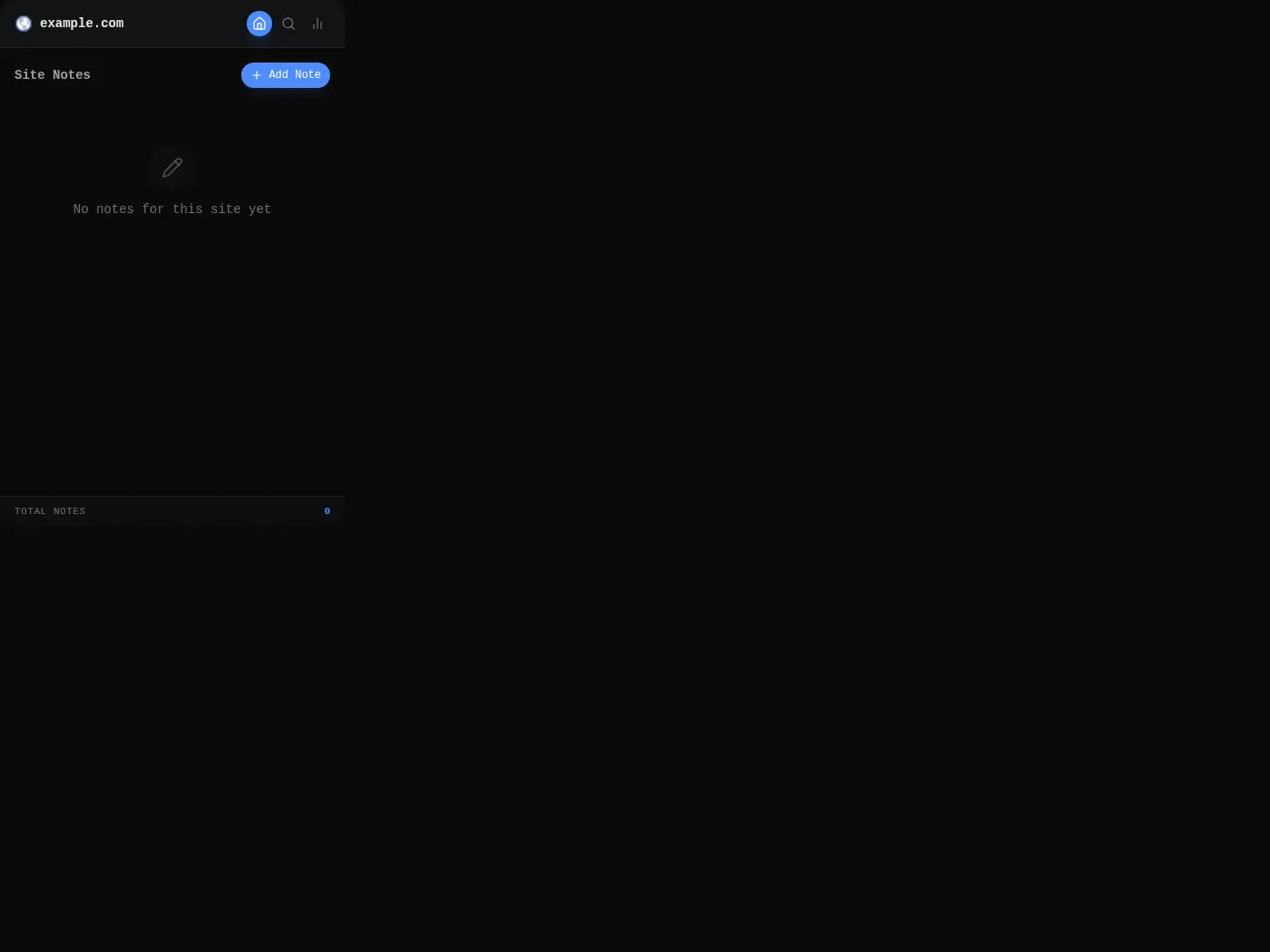 Tab Notes Extension