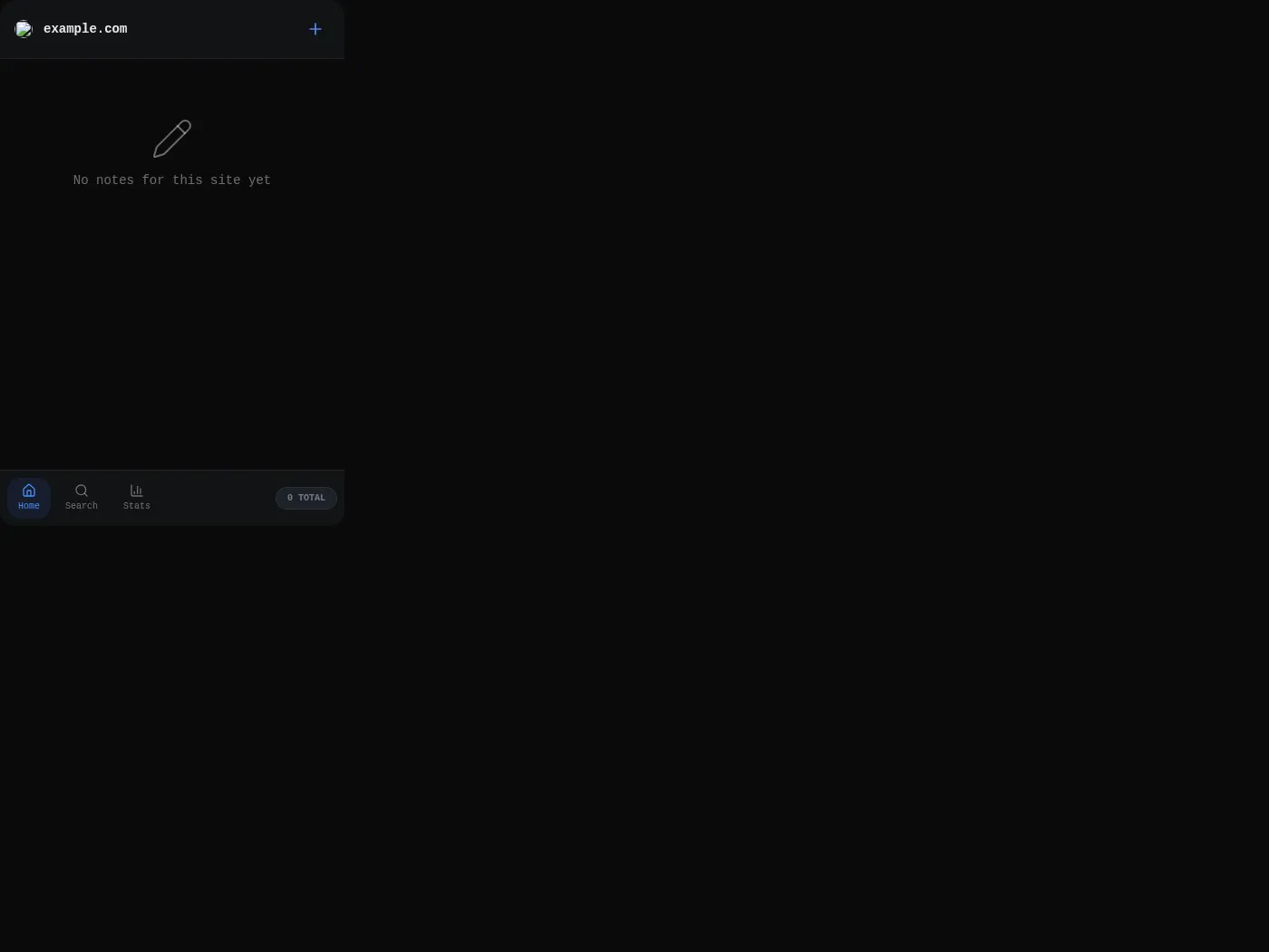 Tab Notes Extension
