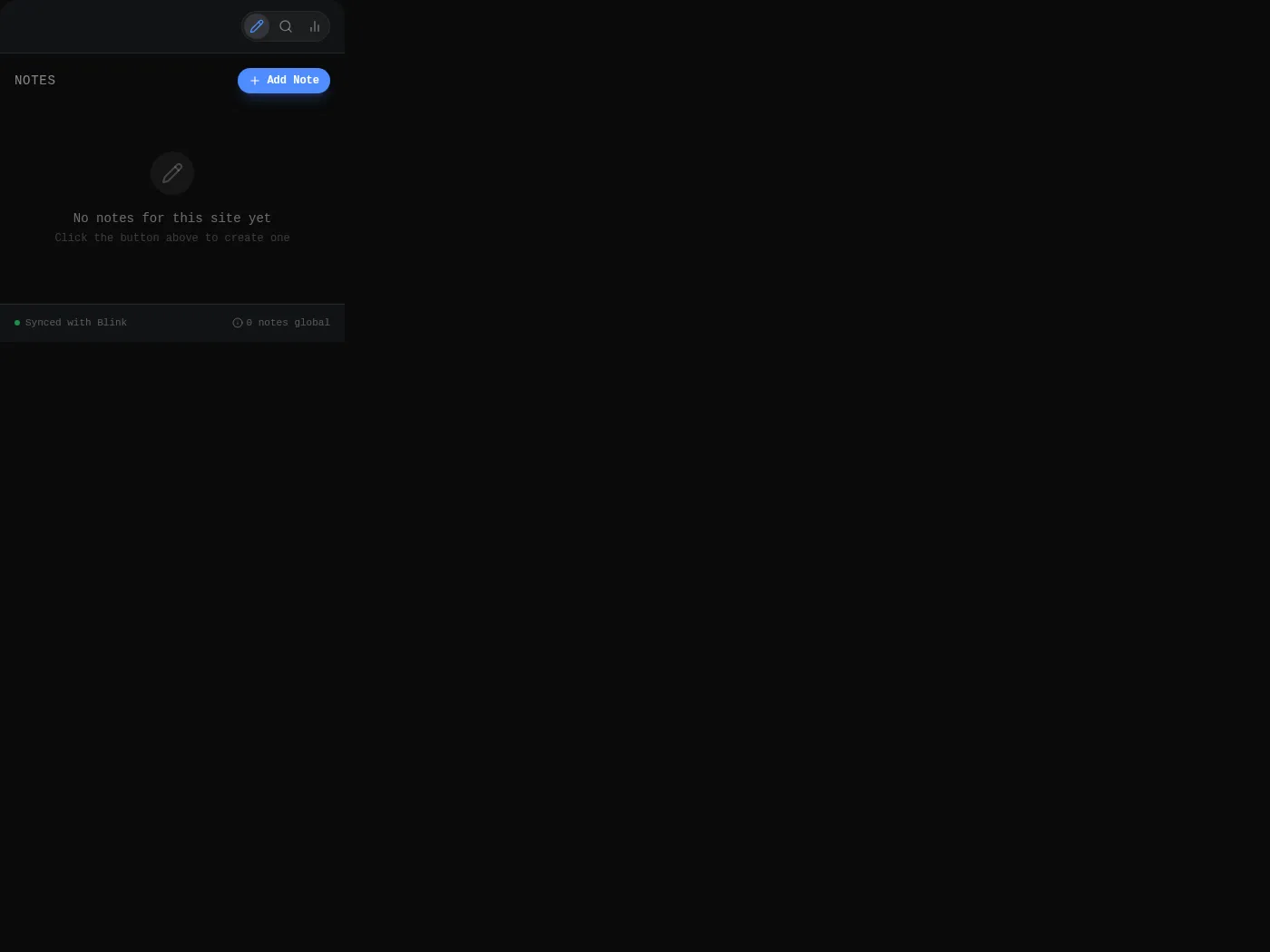 Tab Notes Extension