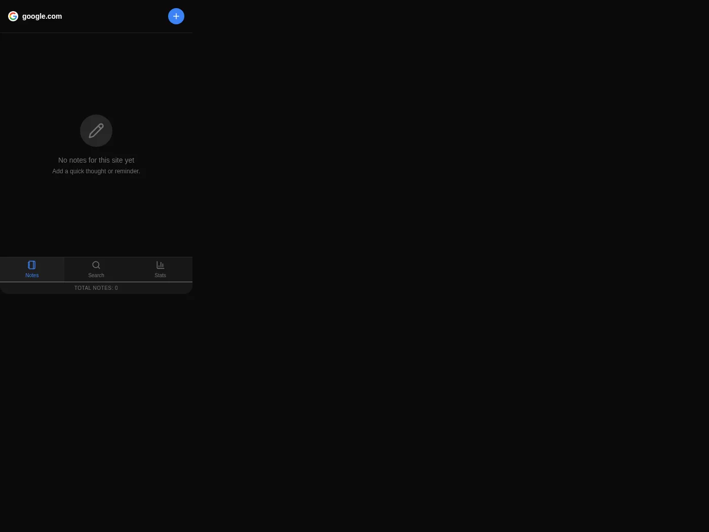 Tab Notes Extension
