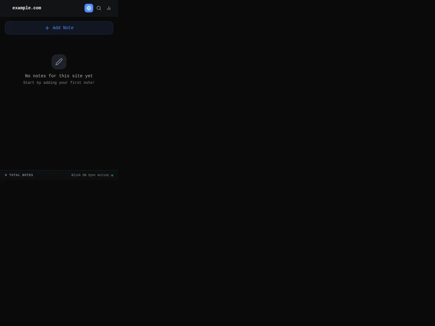 Tab Notes Extension