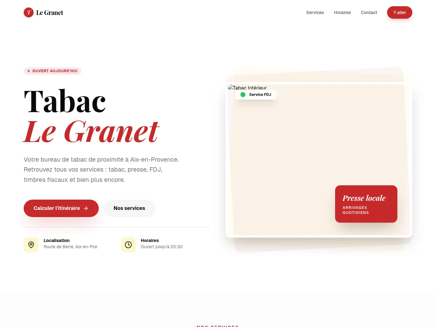Tabac Shop Vitrine