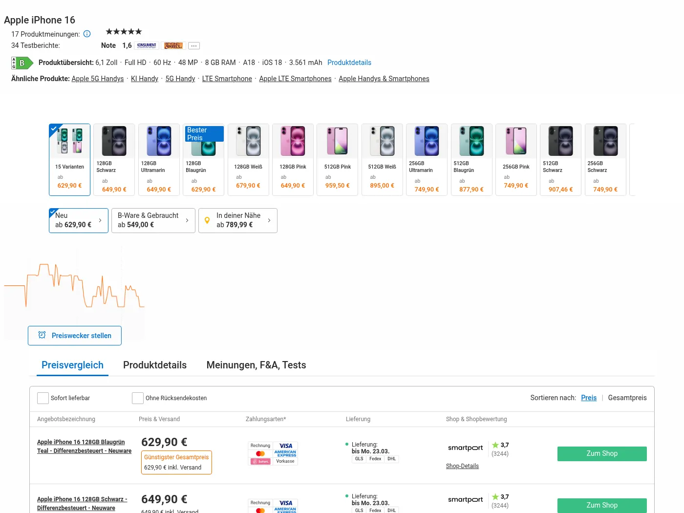 Tabbed Product Offers