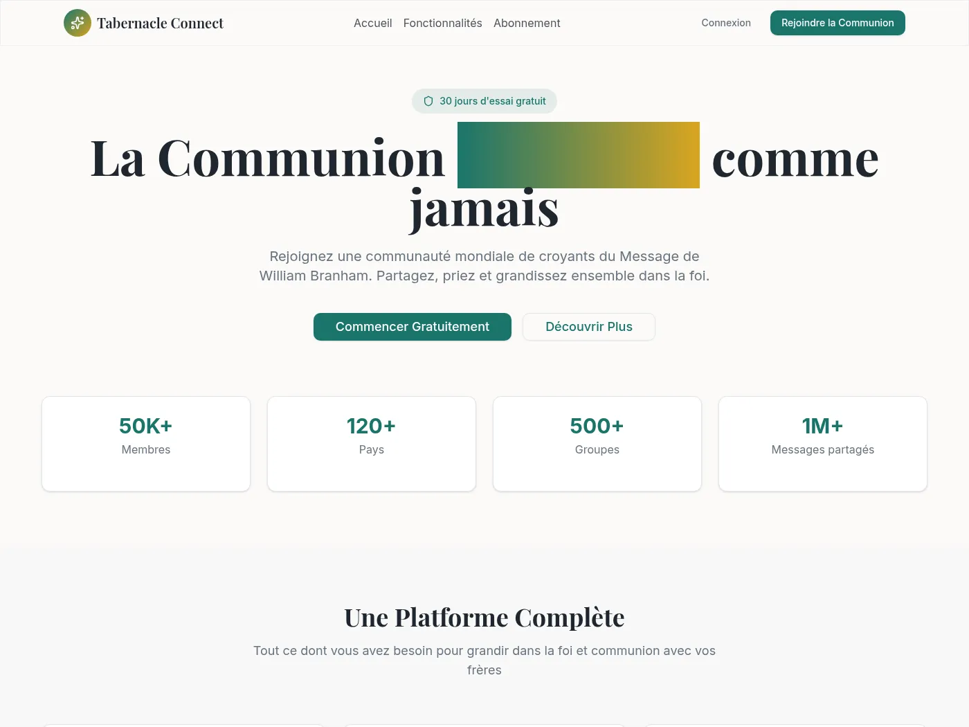 Tabernacle Connect