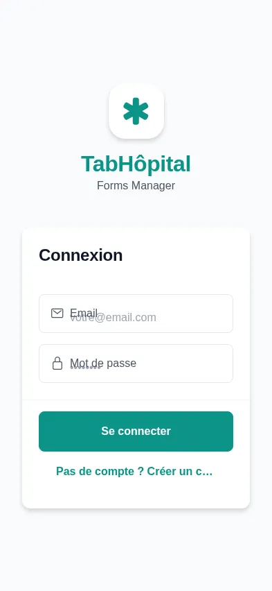 TabHôpital Forms Manager