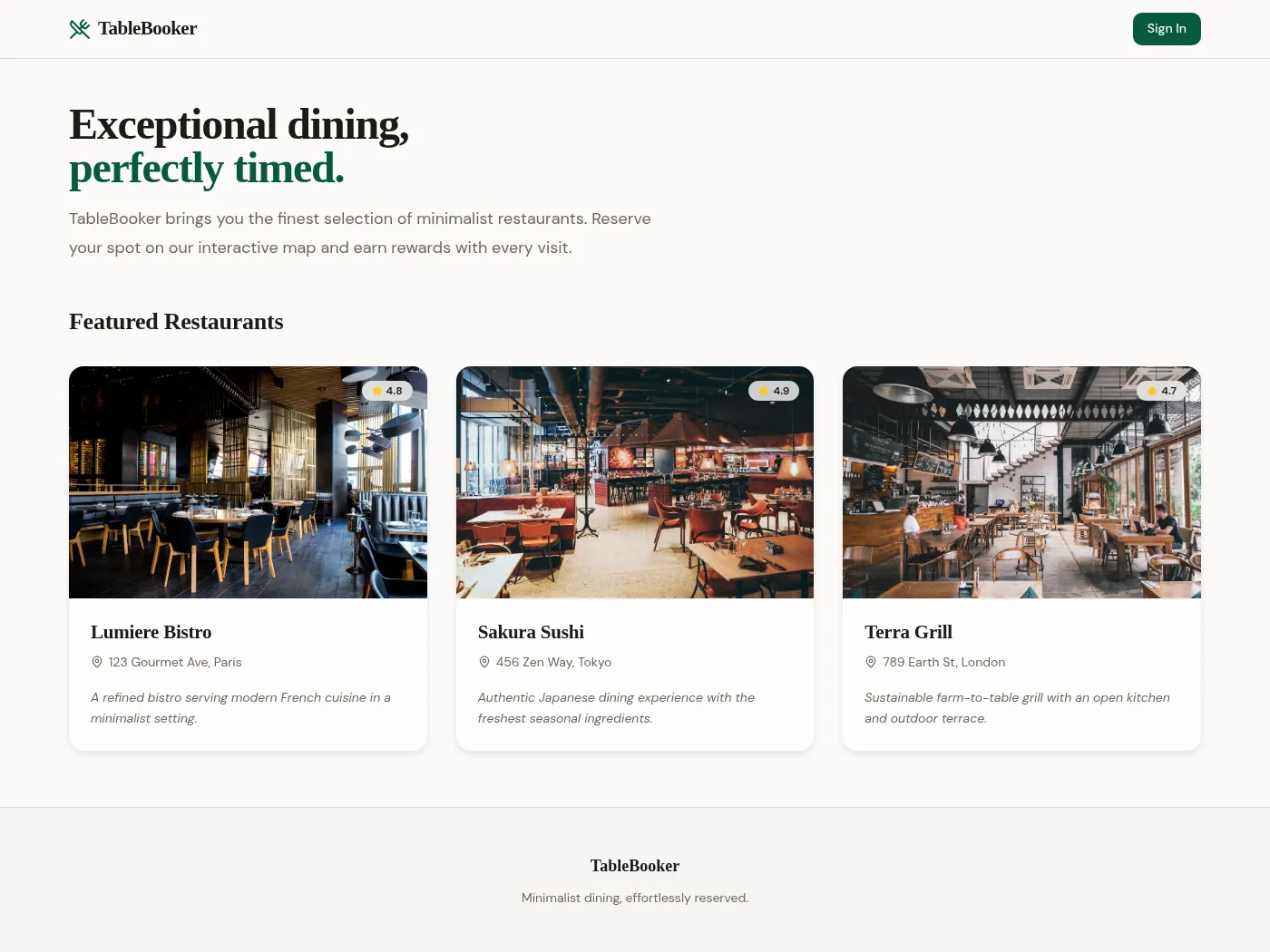 TableBooker
